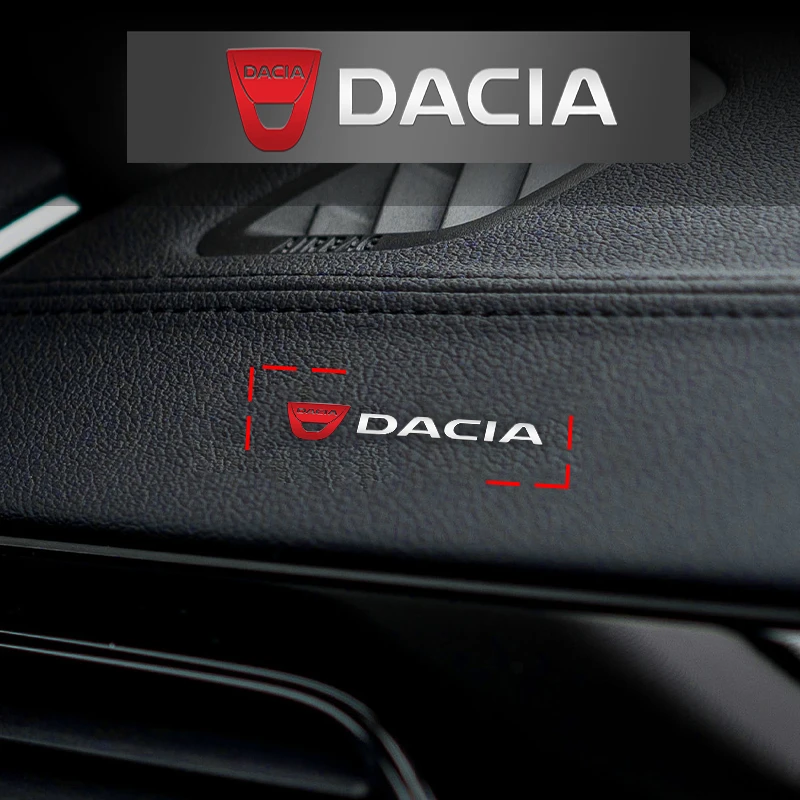 10pcs Uv Car Dashboard Stickers Door Handle Exterior Styling For Dacia ...