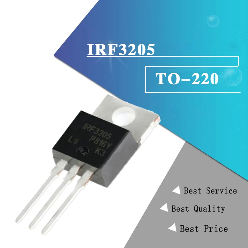 10PCS IRF3205PBF IRF3205 TO 220 MOSFET IRF3710 IRF3808 IRF4905 IRF5210 ...