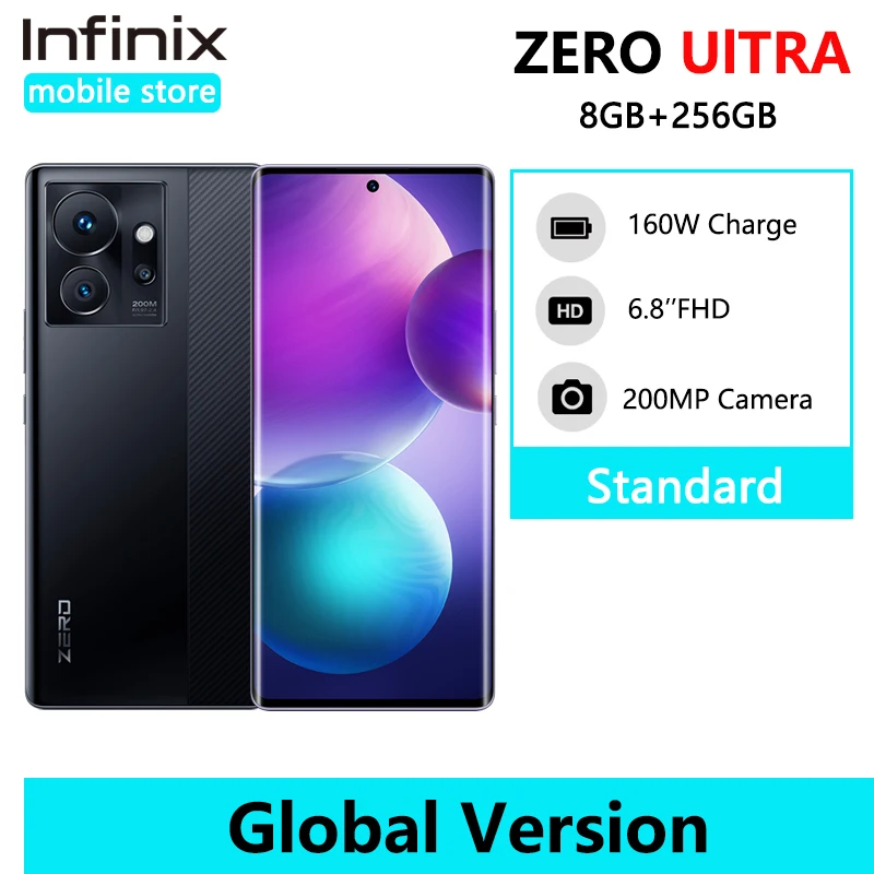 Infinix Zero Ultra 8gb 256gb 5g Smartphone D920 6nm 5g Processor 180w ...