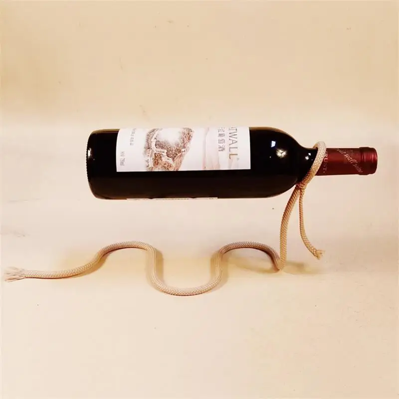 Creative-Suspended-Rope-Wine-Rack-Wine-Pedestal-Clamp-Holder-Suspension ...