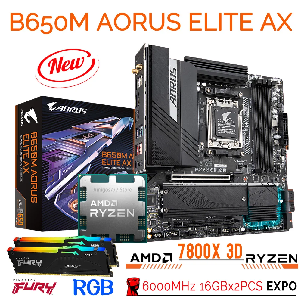 Kit Ryzen 7 7800x - Image to u