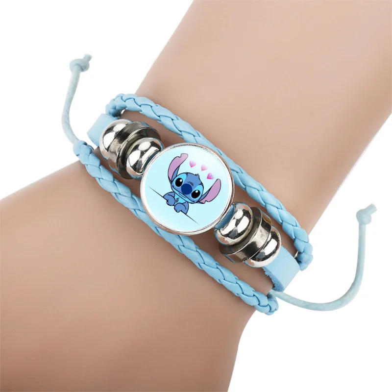 Disney-pulsera-de-Stitch-para-ni-as-brazalete-ajustable-hecho-a-mano ...