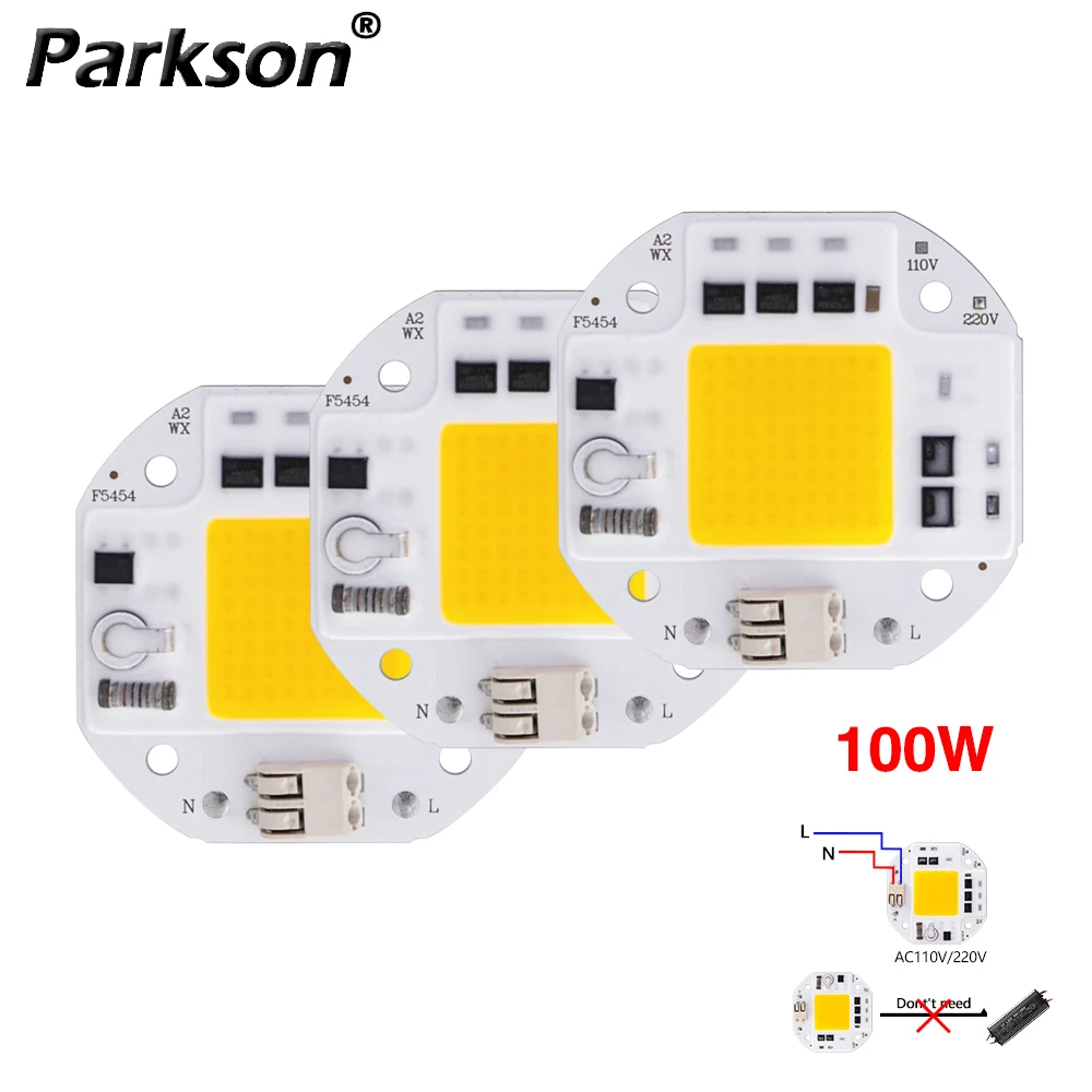 50W-70W-100W-High-Power-COB-LED-Chip-220V-110V-LED-COB-Chip-Welding ...
