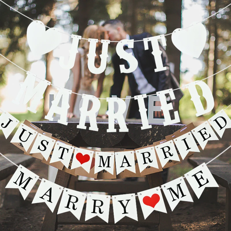 Just Married Vintage Sign