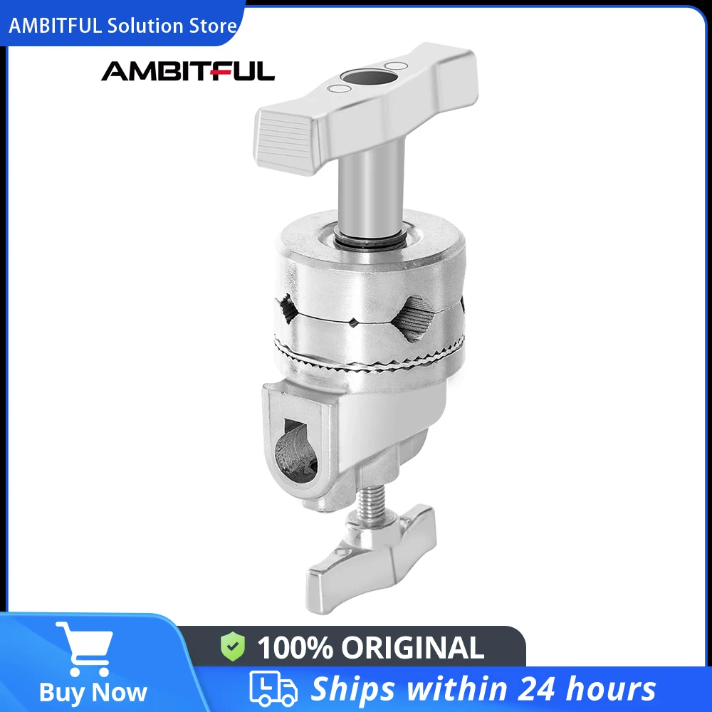 Heavy-Duty-Grip-Head-1-5cm-15mm-C-Stand-Mounting-Adapter-Metal-Holder ...