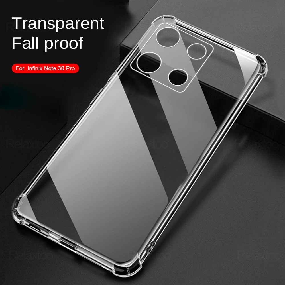 Soft-Cover-For-Infinix-Note-30-Pro-4G-Transparent-Case-Infini-Note30 ...