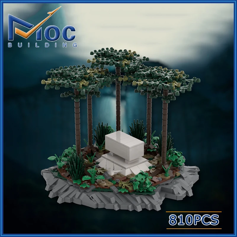 810pcs-HP-Modular-Classic-Movie-MOC-White-Tomb-Building-Block-Model-DIY ...