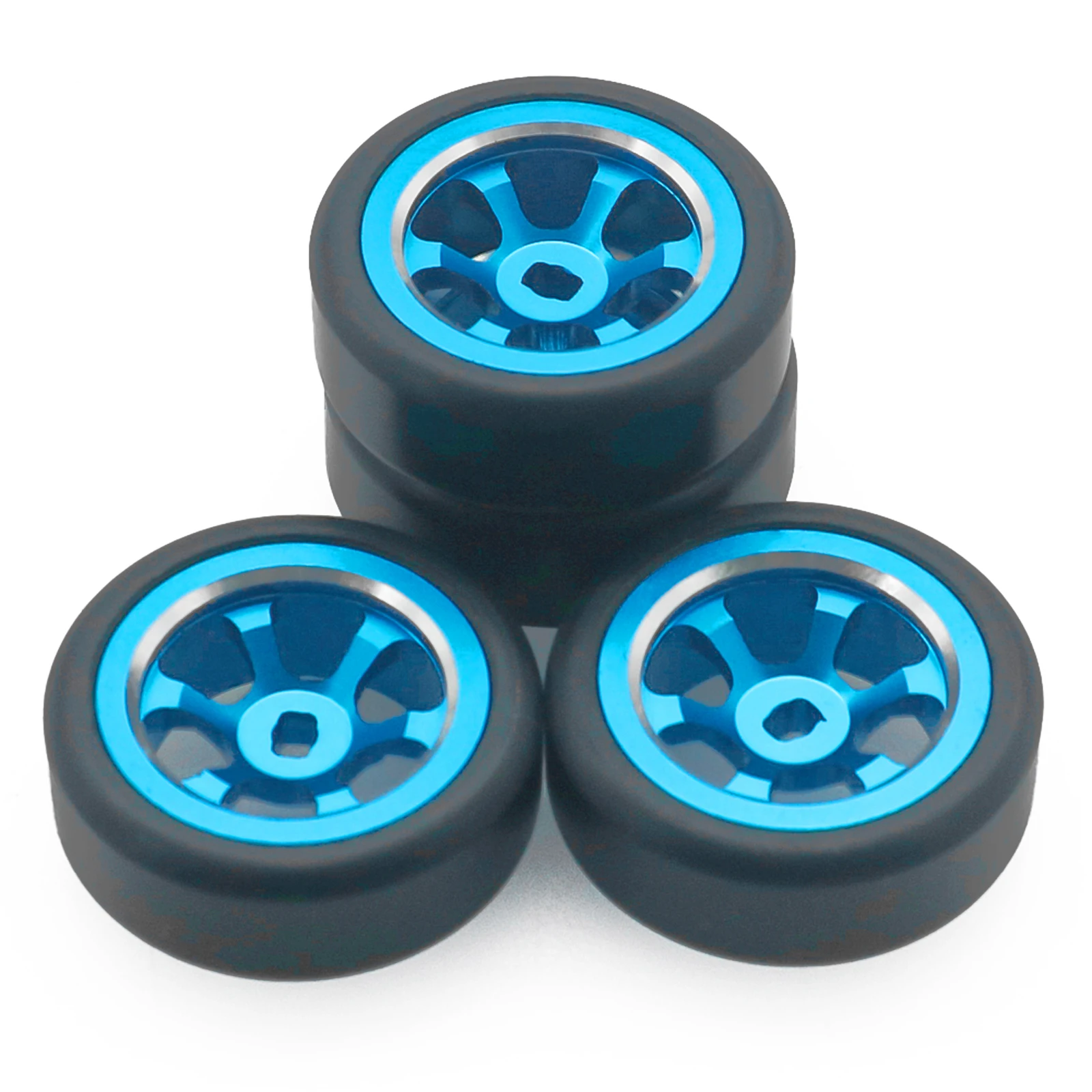 4PCS-RC-Car-Metal-Small-Wheel-Drift-Tire-Car-Tire-For-RC-Wltoys-1-28 ...