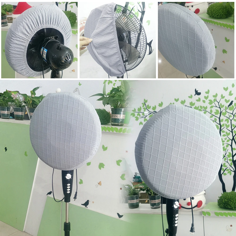 Electric-Fan-Dust-Cover-All-Inclusive-Elastic-Heater-Cover-Dust-Solid ...