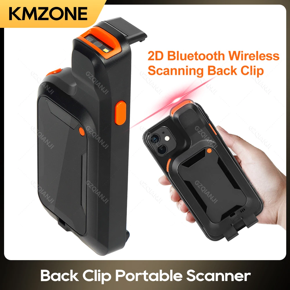 2D-Phone-Back-Clip-Bluetooth-Barcode-Scanner-Wireless-Portable-Barcode ...