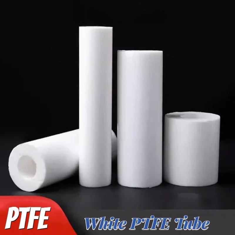 1Pcs-White-PTFE-Tube-Polytetrafluoroethylene-Hollow-Rod-Environment ...