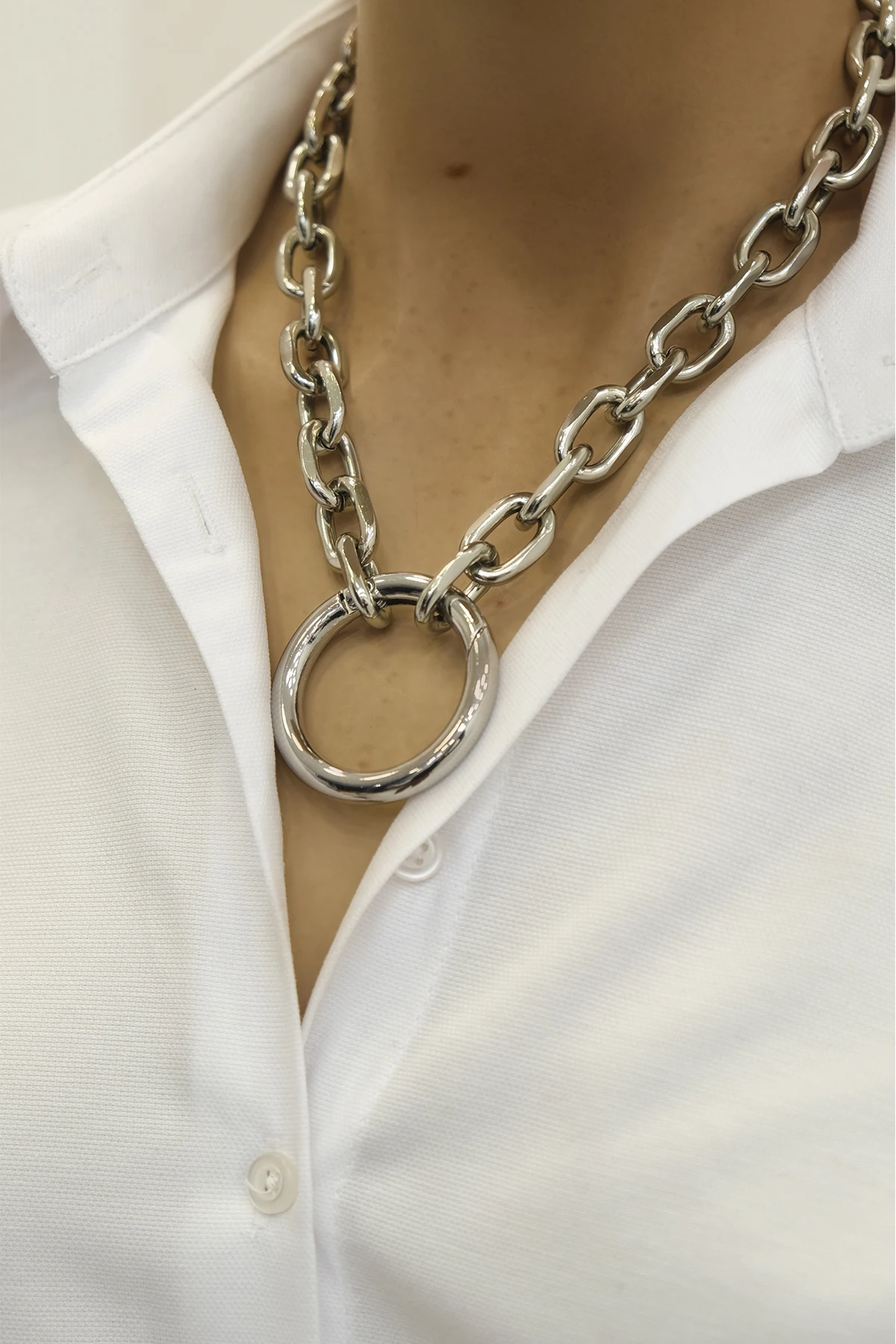 Marjin-For-Woman-Necklace-Ring-design-Thick-Chain-Pendant-Silver ...