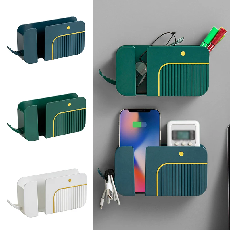 1PC-Wall-Mount-Phone-Plug-Holder-Mobile-Phone-Charging-Stand-Air ...
