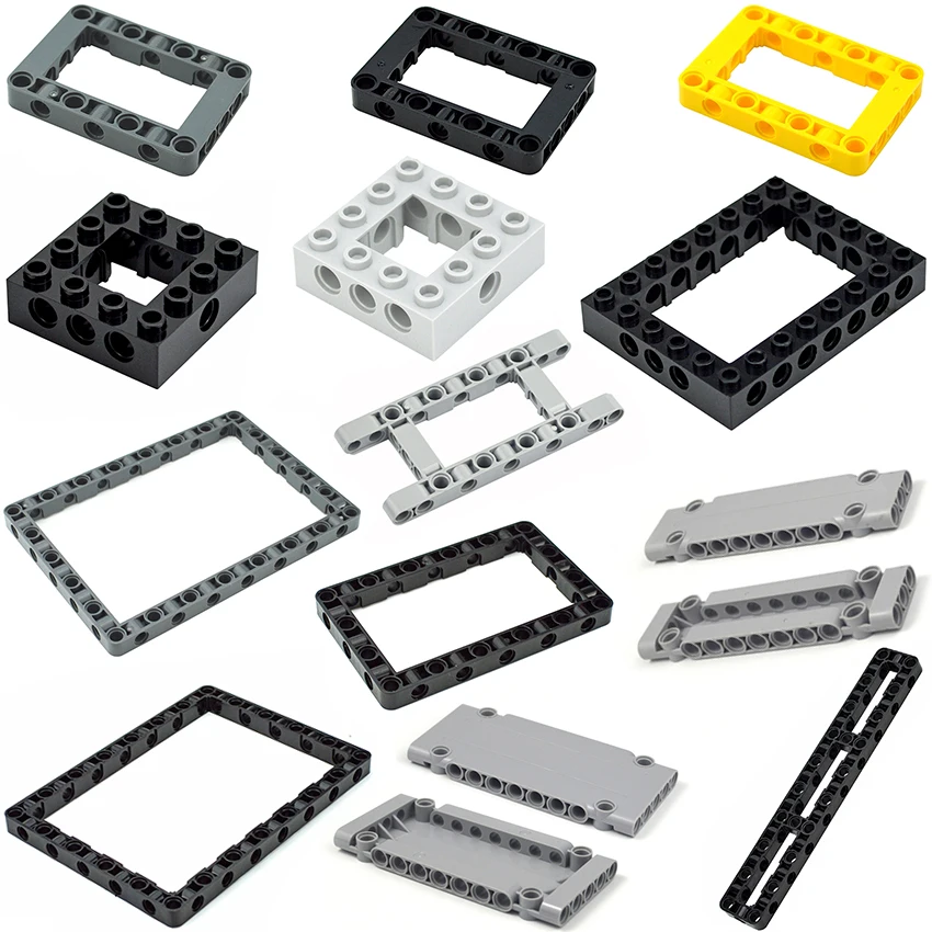 MOC High-Tech Thick Bricks Modified Liftarm Beam Hole Square Frame Arms ...