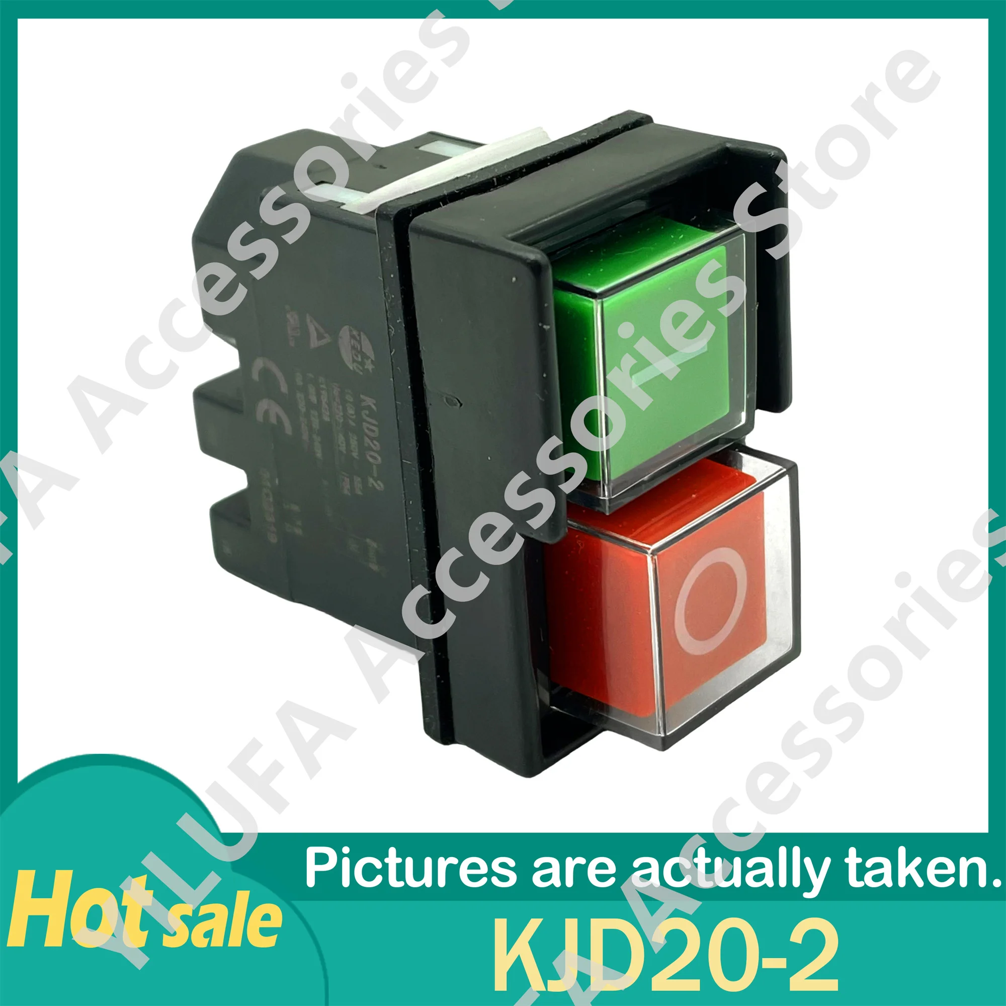 1PCS 250V Universal KJD20-2 NVR Safety Emergency Stop Saftey Cut Off ...