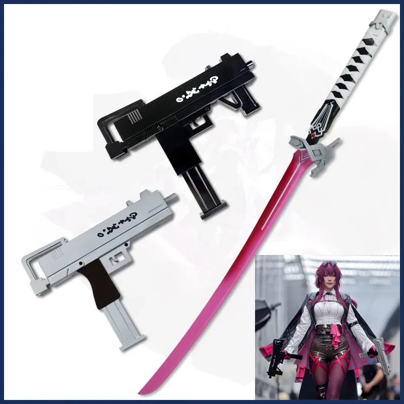 Honkai Star Rail Kafka modelos de armas, Arma de PVC, cuchillo desmontable de madera, accesorios ...