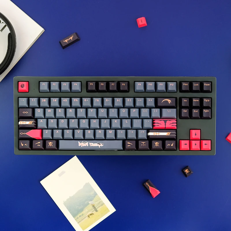 Mori-Calliope-129-Keys-Anime-Character-Themed-Keycaps-DYE-SUB-PBT ...