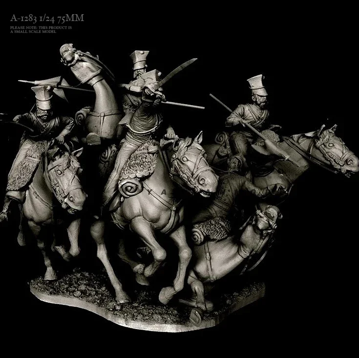 1-24-Resin-soldier-model-kits-figure-colorless-and-self-assembled-A ...