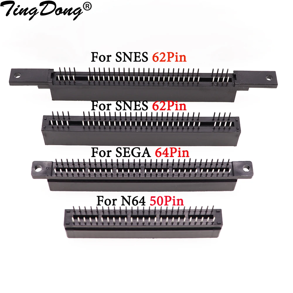 Replacement-50Pin-62Pin-64Pin-Connector-Game-Cartridge-Card-Slot-for ...