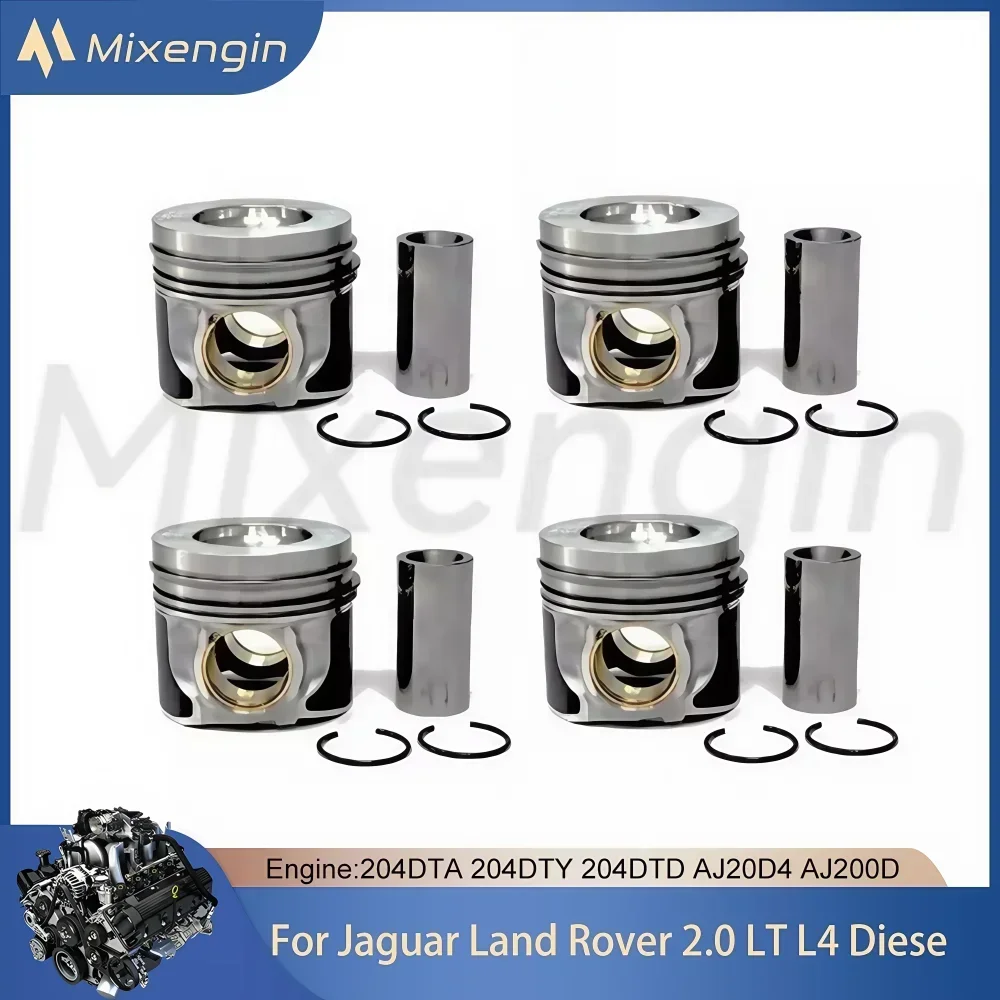 STD 83mm & +0.5mm Engine Parts Piston & Ring kit Fit For Land Rover ...