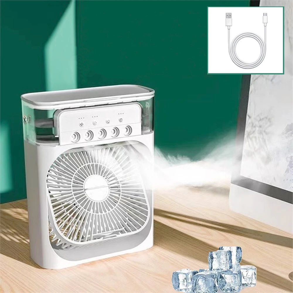 Portable-AIr-3In1-Fan-Humidifier-Conditioner-Office-Household-Small-Air ...
