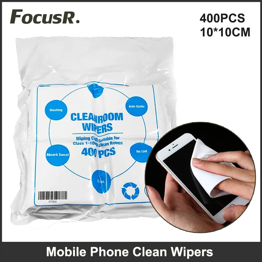 400PCS-Anti-Static-Microfiber-LCD-Screen-Display-Dusting-Clean-Cloth ...