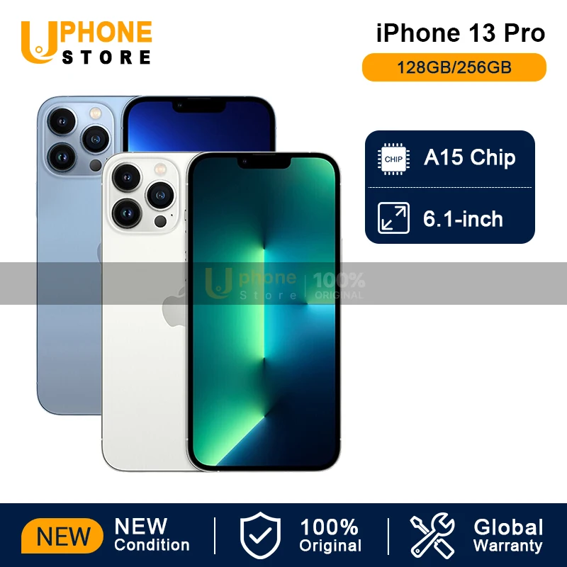 Apple iPhone 13 Pro Mobile, Super Retina de 6,1 ", Tela OLED XDR, Novo ...