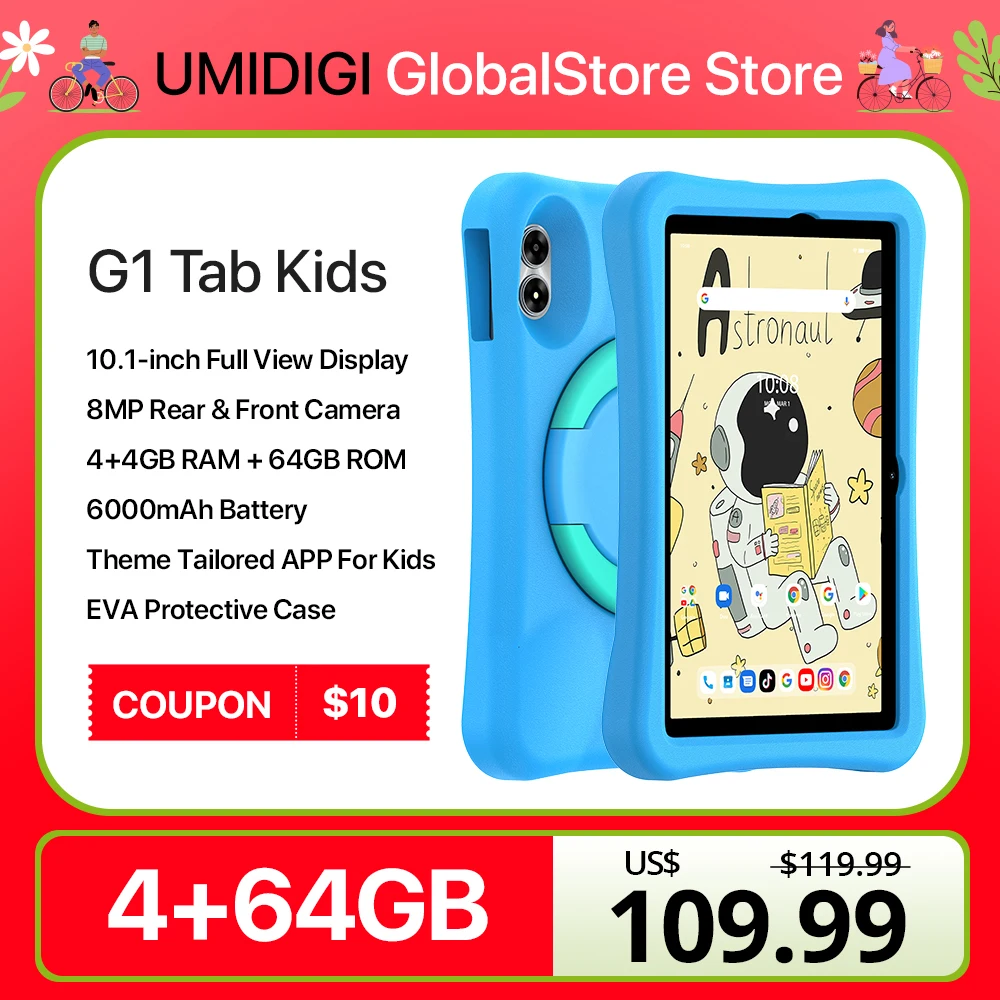 UMIDIGI-G1-Tab-Kids-Tablet-NEW-Tablet-10-1-Inch-Children-Tablets ...