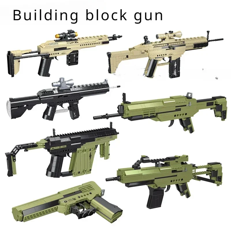 Building-Block-Guns-Assemble-Guns-Launchable-Military-Weapons-Model ...