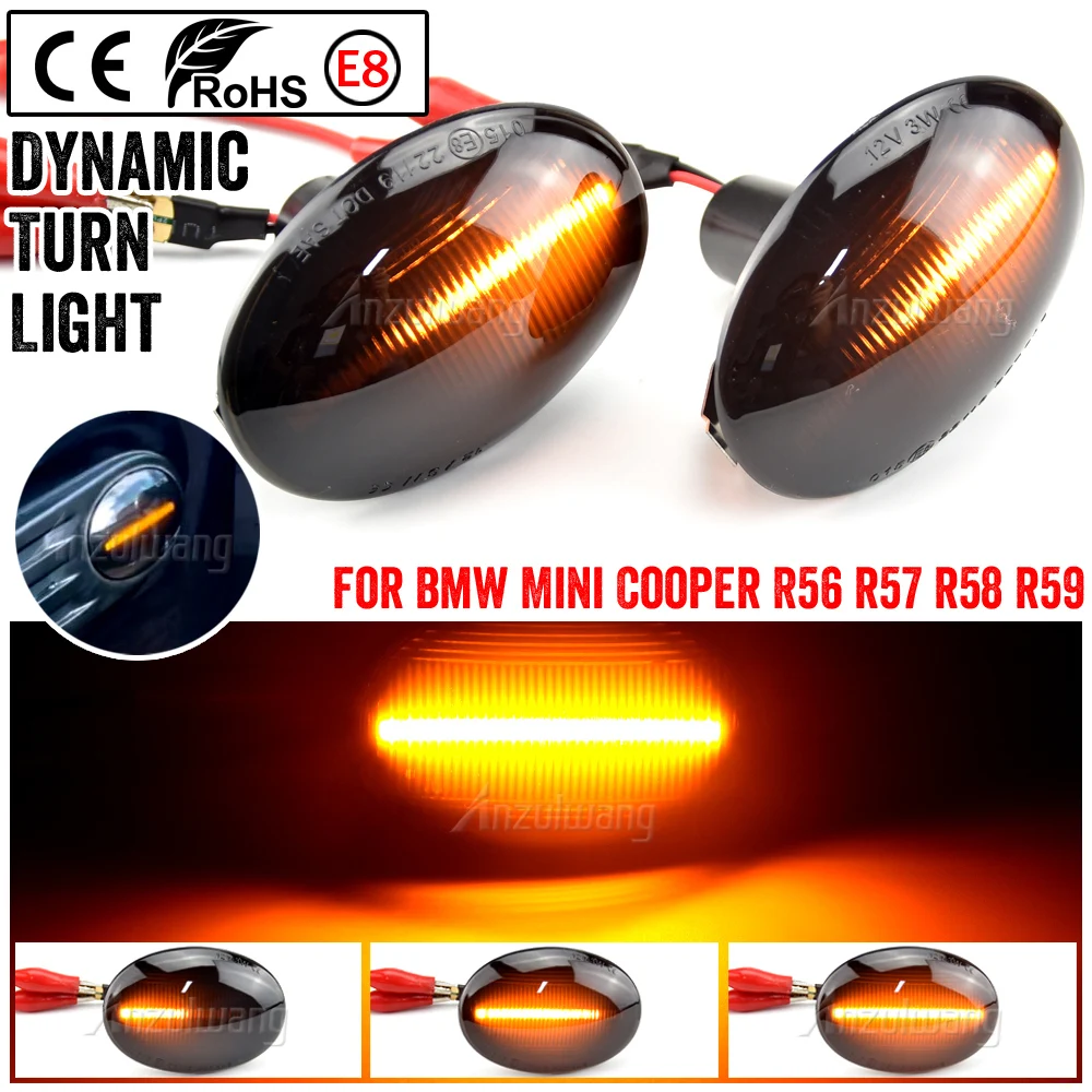 2x-Sequential-Side-Marker-Mirror-Lamp-LED-Dynamic-Turn-Signal-Light-For ...