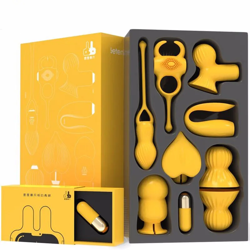 Couples Game Flirting 7 Piece Multi Functional Vibrator Fun Jumping