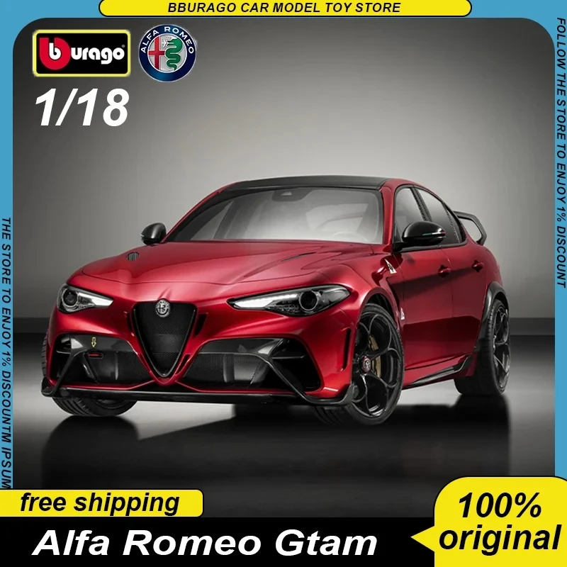 Bburago-Alfa-Romeo-GTI-Carro-Desportivo-1-18-Edi-o-Especial-Ve-culo-de ...