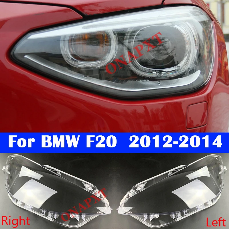 For-BMW-1-Seriers-F20-2012-2014-Car-Headlight-Lens-Cover-Glass-Lens ...