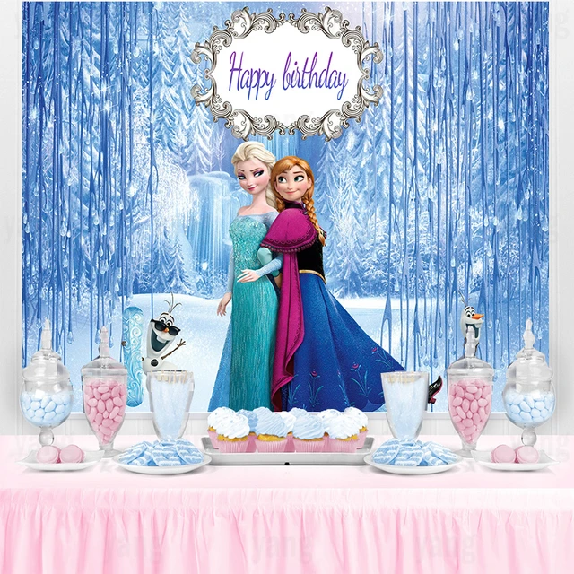Disney Frozen Ice Background Pink