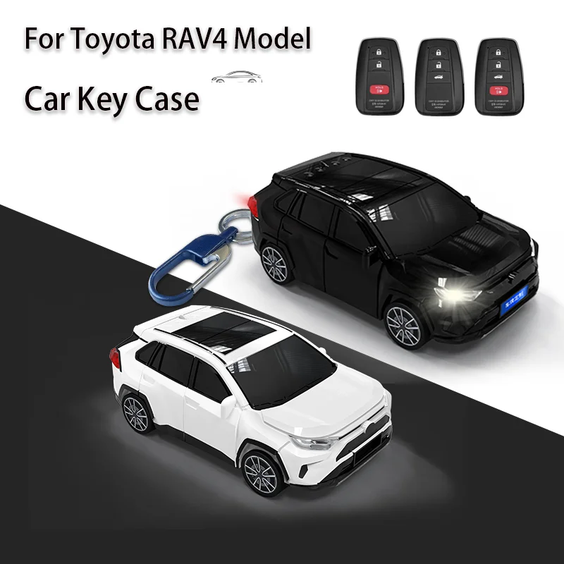 For Toyota Rav4 Car Model Key Case 2 3 4 Button Remote for Camry CHR ...