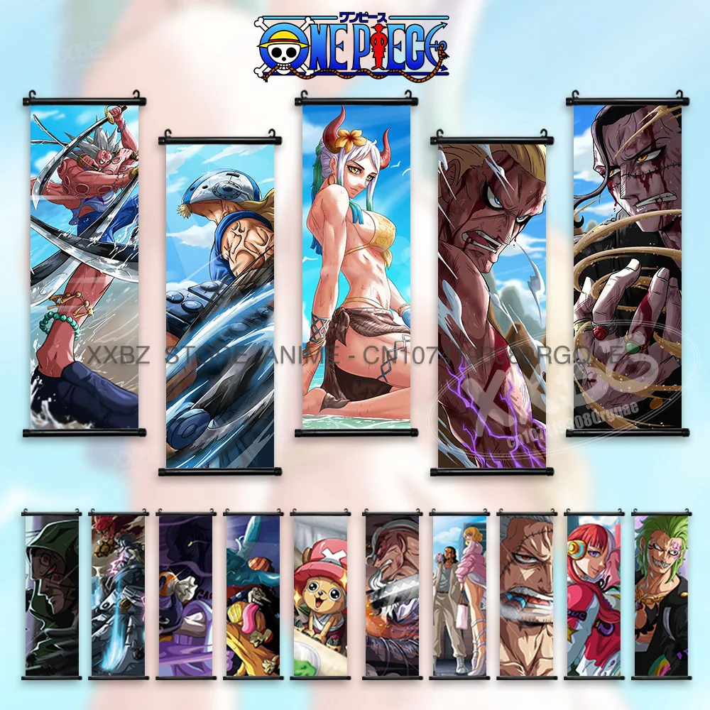 One-Piece-Home-Decoration-Anime-Poster-Brook-Hanging-Painting-Chopper ...