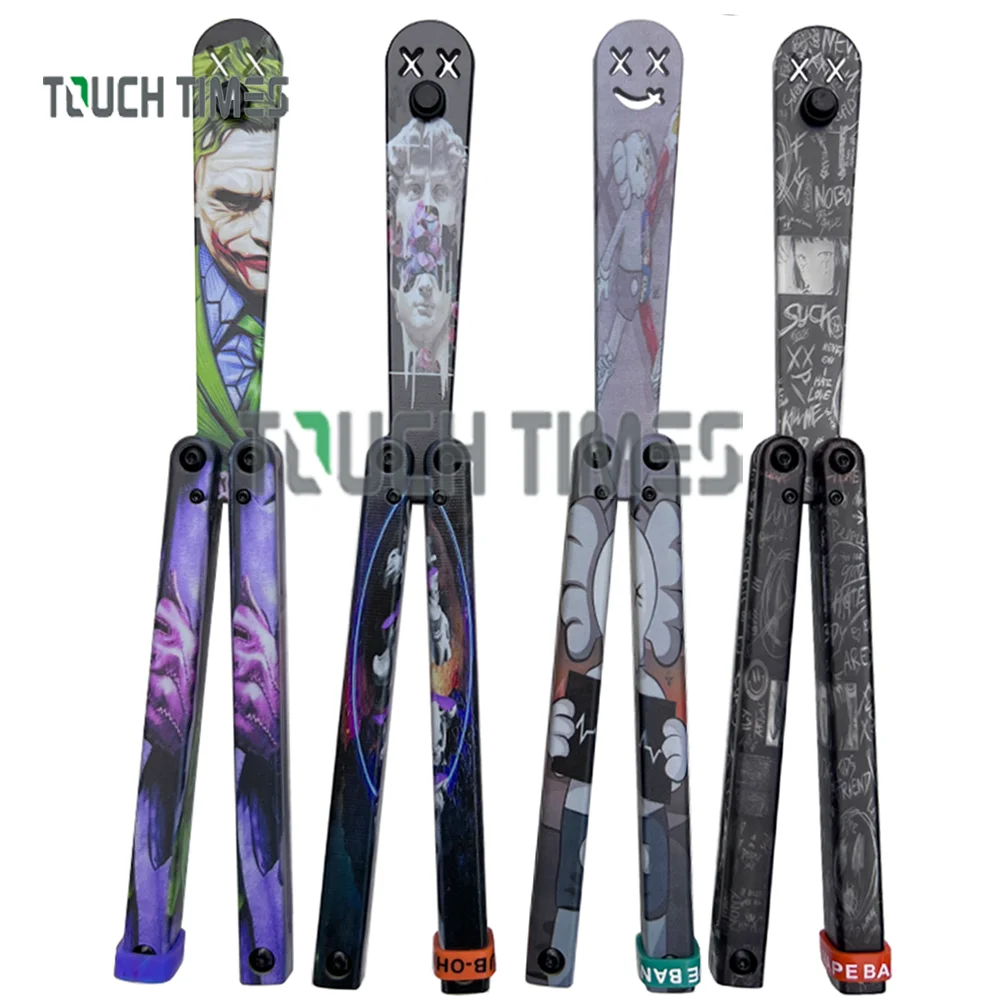 TOUCH TIMES Balisong Plastic Butterfly Trainer Knife Safety Training ...