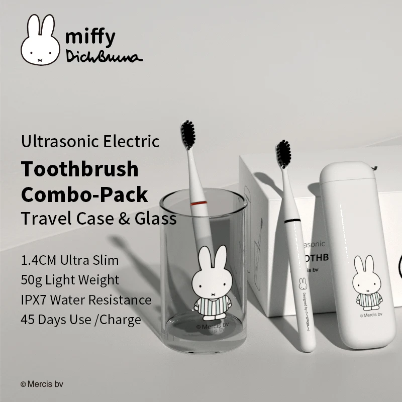 Miffy-Electric-toothbrush-Adults-With-Travel-Box-Whitening-IPX7 ...