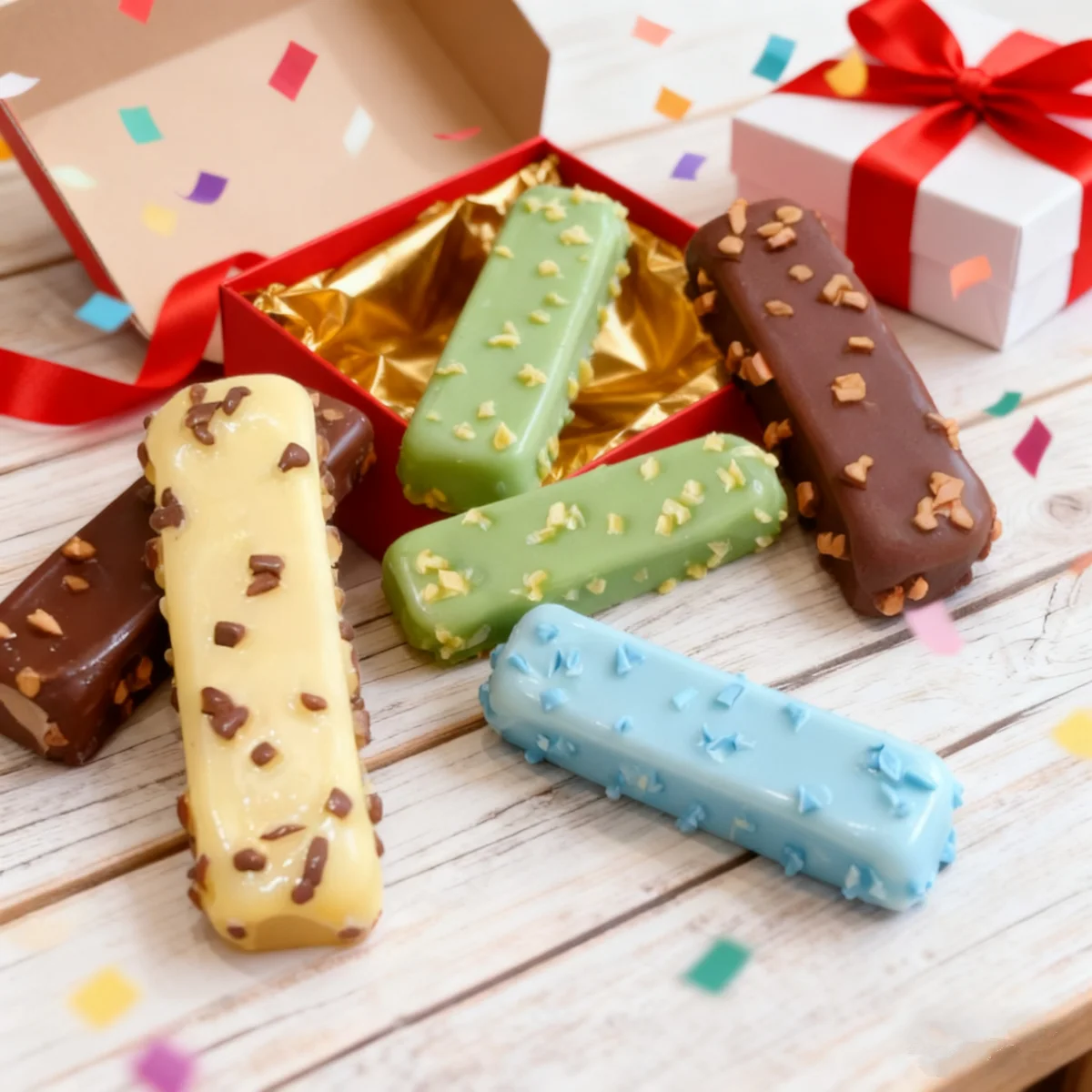 4cm/1.57inch PVC Realistic Fake Chocolate Bar - Single Lifelike Candy ...