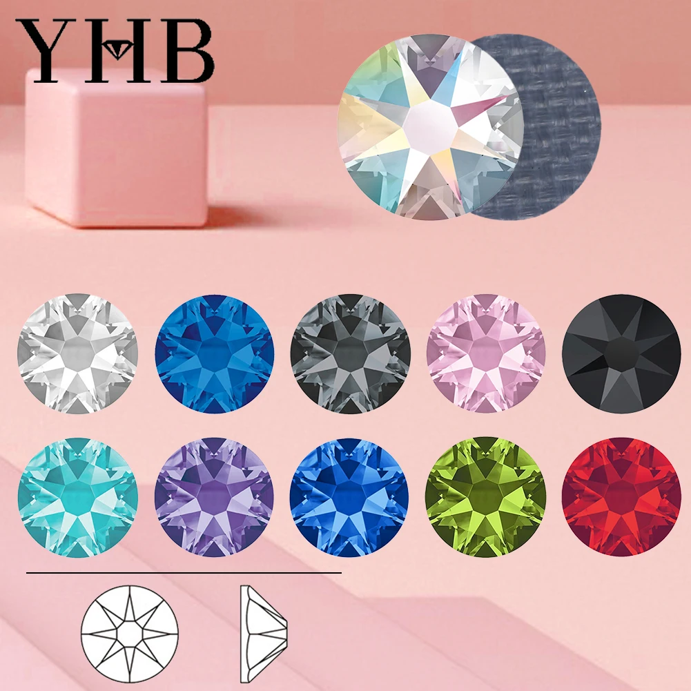 YHB-2088-High-Quality-16cut-8-large-8-small-16facet-Glass-Crystal-Stass ...
