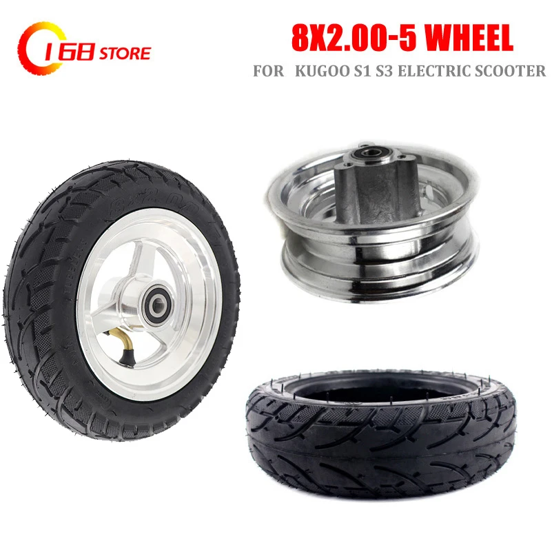Lightning Shipment 8x2.00-5 Tubeless Tire Wheel Tyre 8*2.00-5 Wheel Hub ...