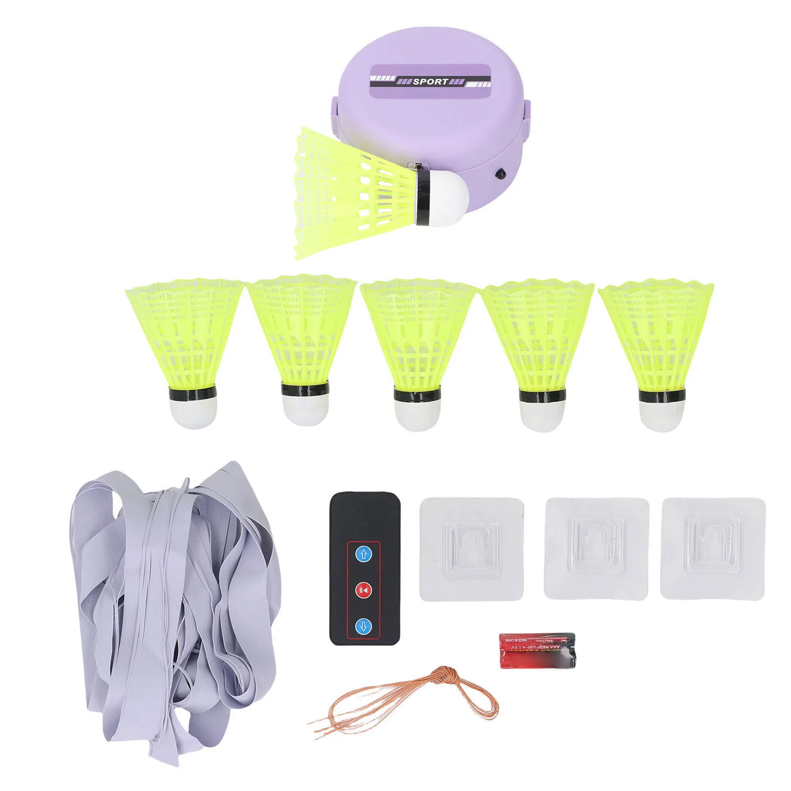 Badminton Trainer Remote Control Flexible Easy To Operate Badminton ...
