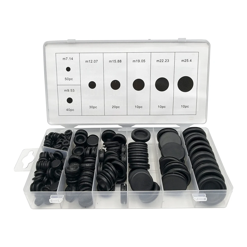 170pcs-Grommets-Assortment-Kit-Rubber-Grommet-Firewall-Hole-Plug-Set ...