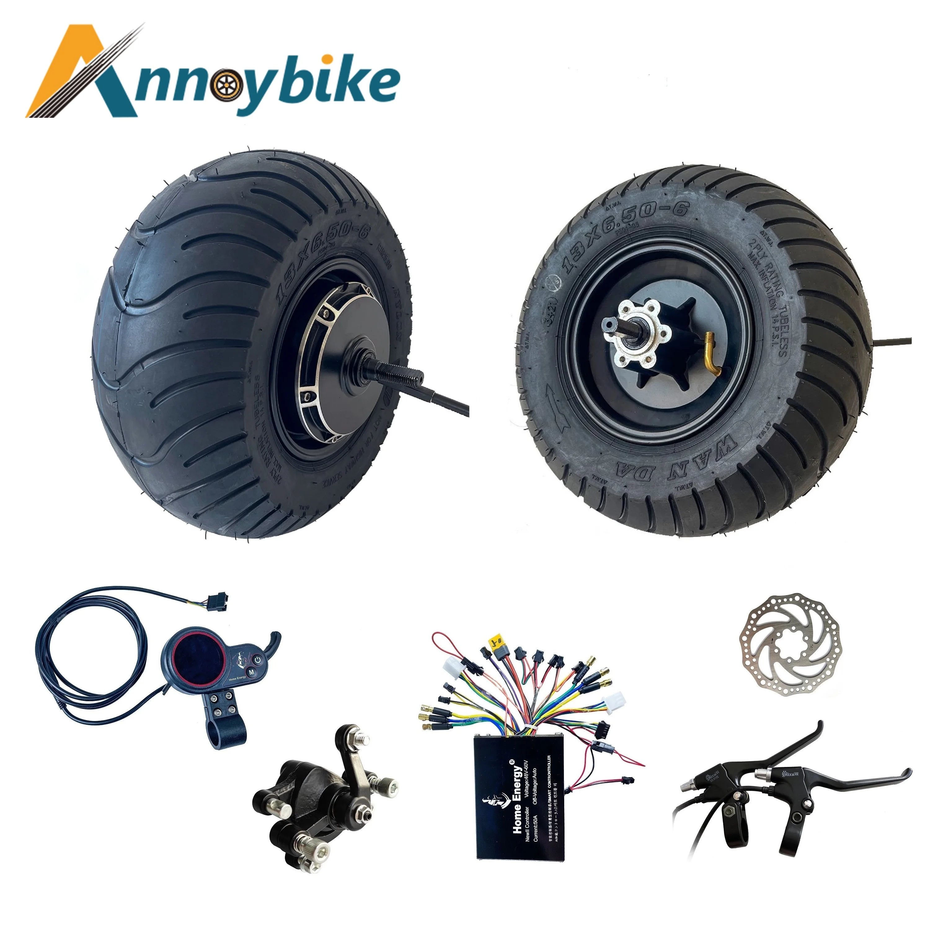 13-Inch-3500W60H-45N-M-BLDC-Citycoco-Hally-Motor-Dual-Drive-ATV-UTV-Hub ...