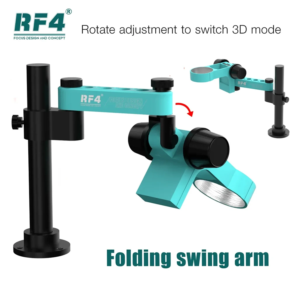RF4-RF-FO19-Stereo-Microscope-Articulating-Arm-Rotatable-Universal-Stand-Telescopic-360-Lifting ...