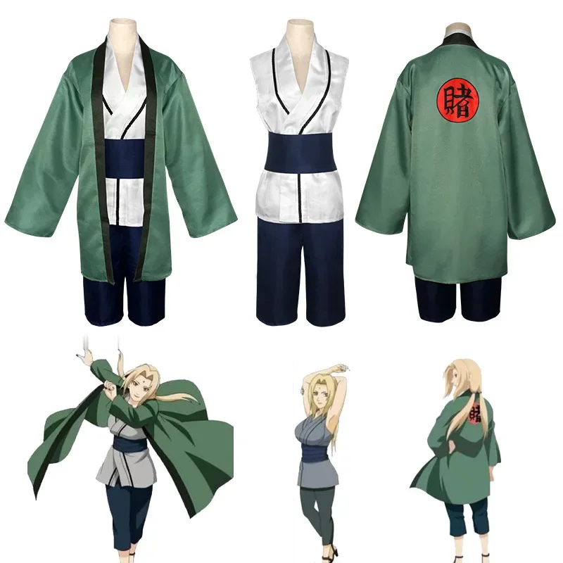 Anime-Kimono-Tsu-nade-Cosplay-Costumes-Green-Gamble-Mother-in-law ...