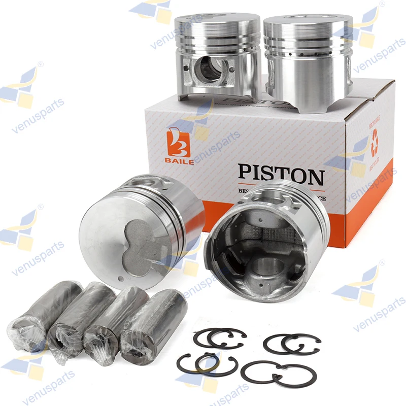 4D56-Engine-Piston-With-Pin-Lock-4-cylinder-For-Mitsubishi-MD304835 ...