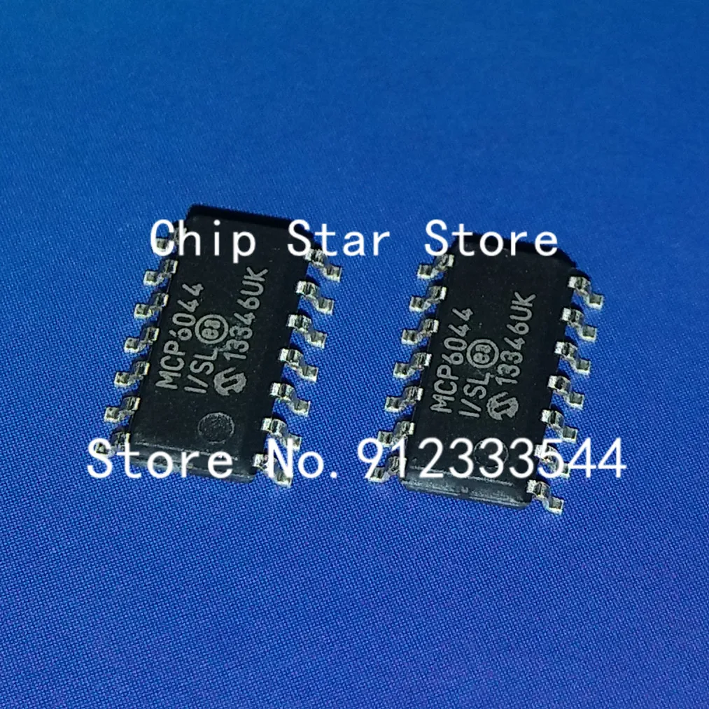 5-100pcs MCP6044-I/SL MCP6044 SOIC14 Operational Amplifier Quad 4 Amplifier 100%New And Original