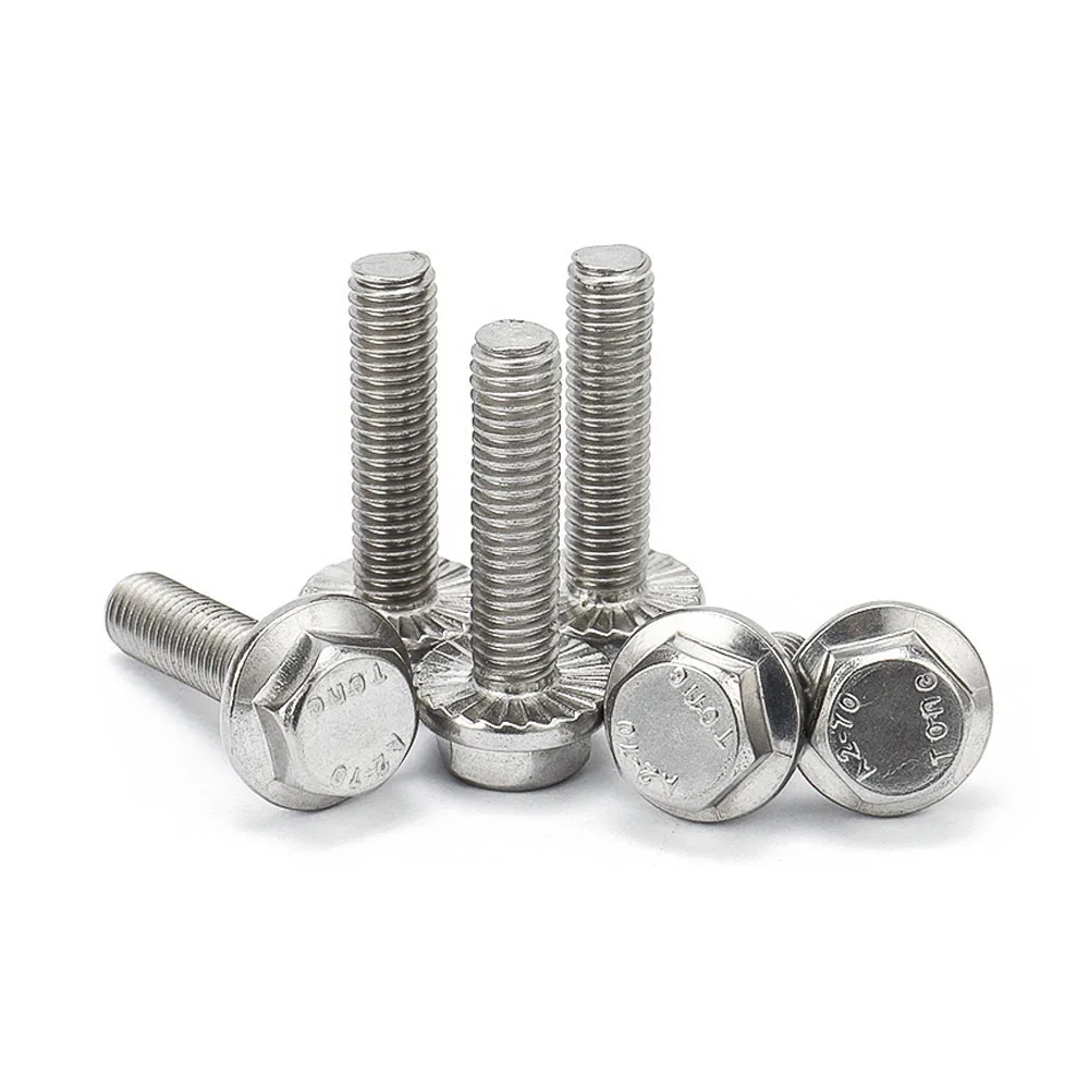 304-A2-70-Stainless-Steel-GB5787-Hex-Hexagon-Flange-Cap-Head-Screw-Bolt ...