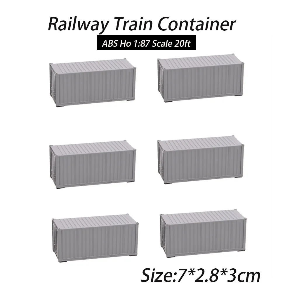 Ho-1-87-Schaal-7-2-8-3Cm-20ft-Abs-Plastic-Speelgoed-Verzending ...